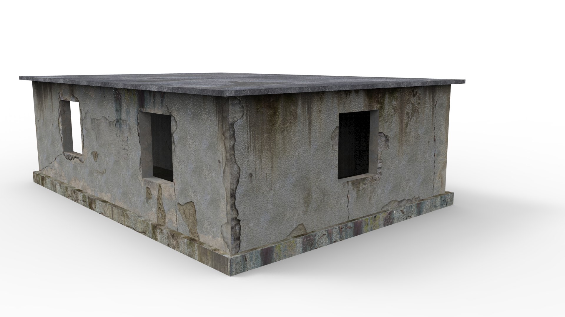 3d Model Concrete Buildings