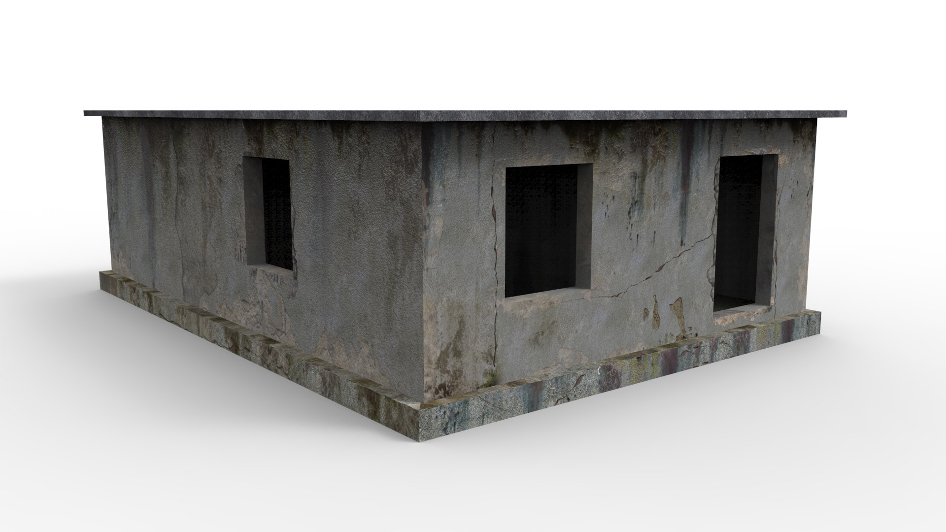 3d Model Concrete Buildings
