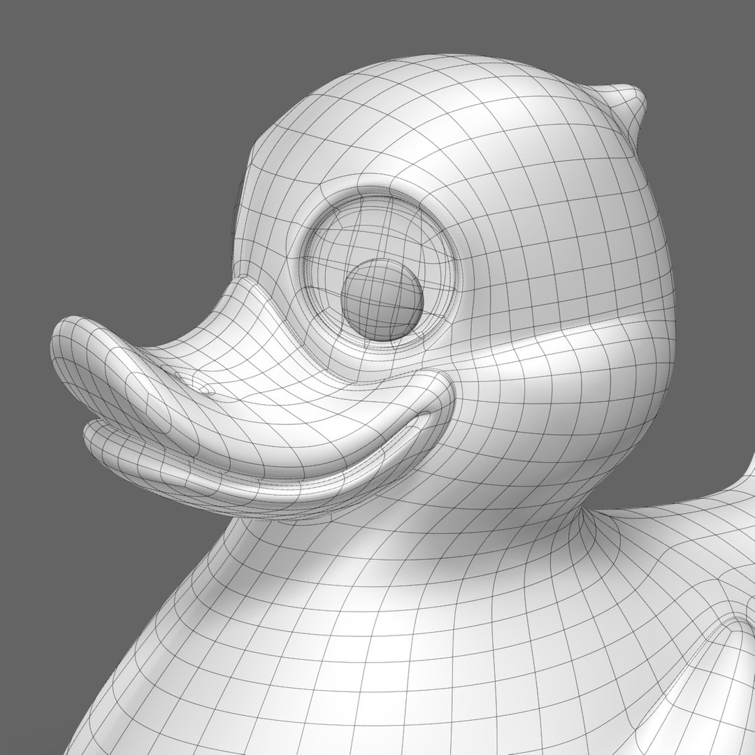 3d yellow rubber duck