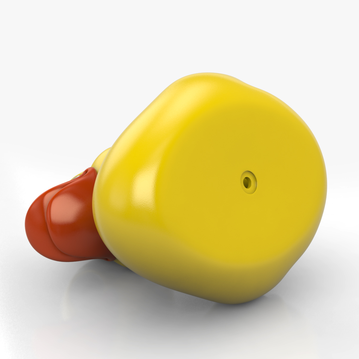 3d yellow rubber duck