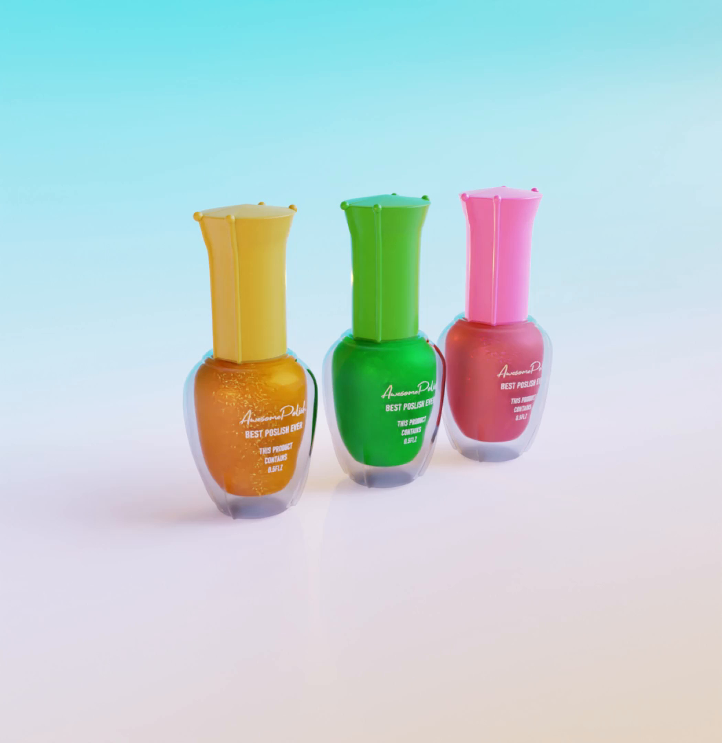 Lipstick single model with glass cap 3D model 3D model - TurboSquid 2125816