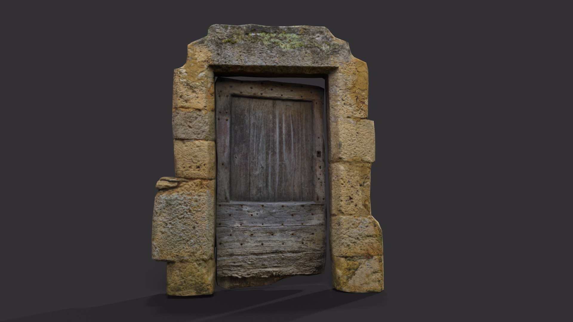 Medieval Door Photogrammetry Based 3d Model Low-poly 3D Model1 Model - TurboSquid 2280971