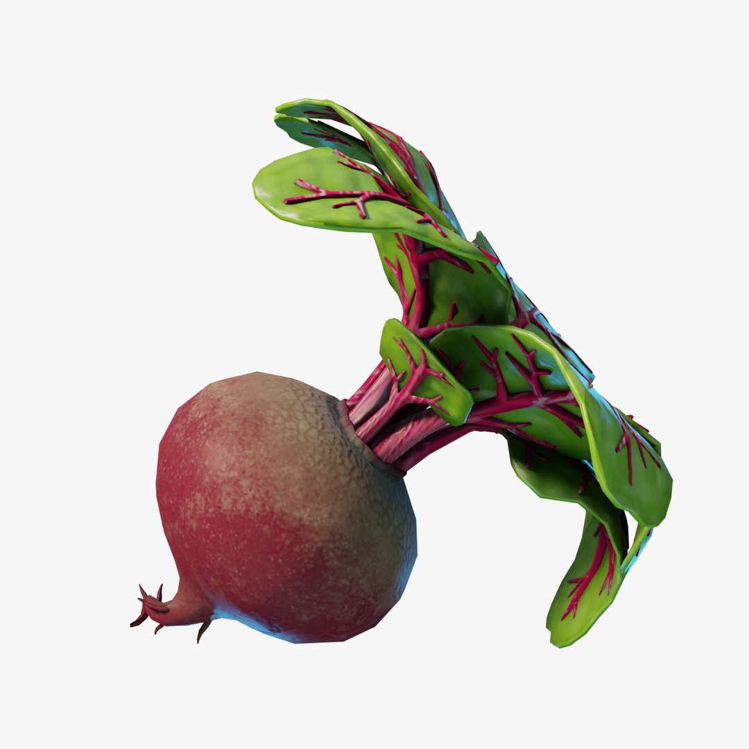 Cartoon Beetroot 3D Model - TurboSquid 1728193