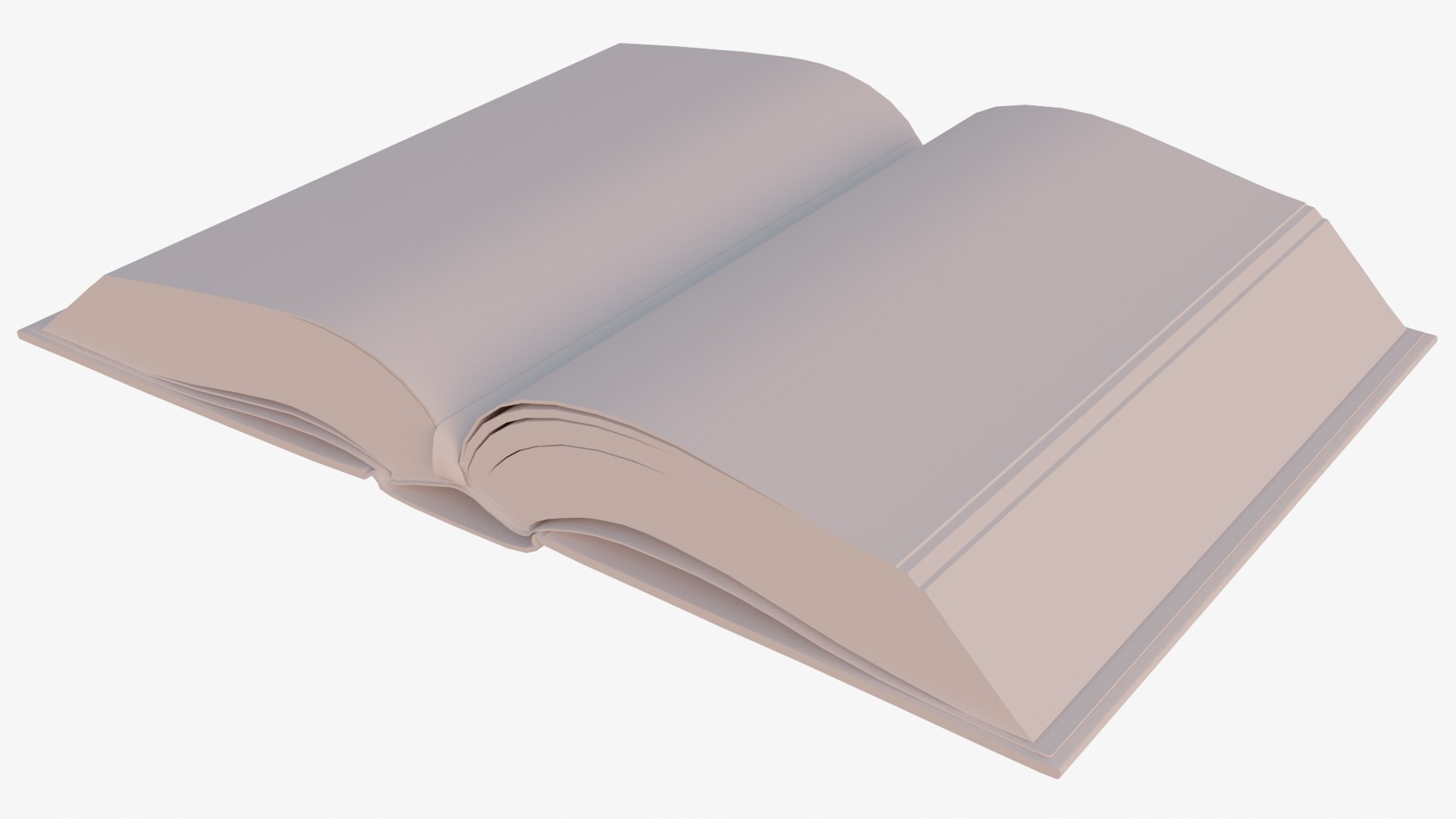 Open Book 3D Model - TurboSquid 1561198