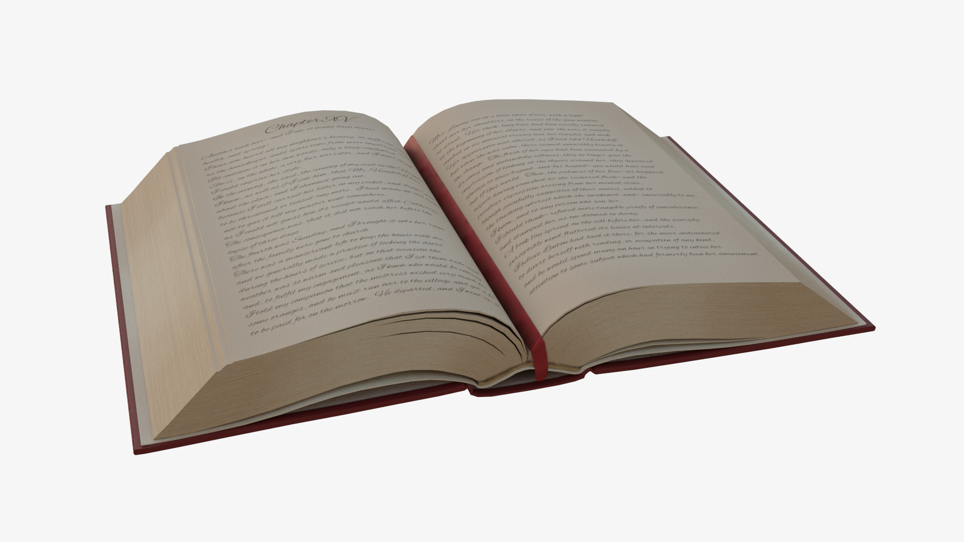 Open Book 3D Model - TurboSquid 1561198
