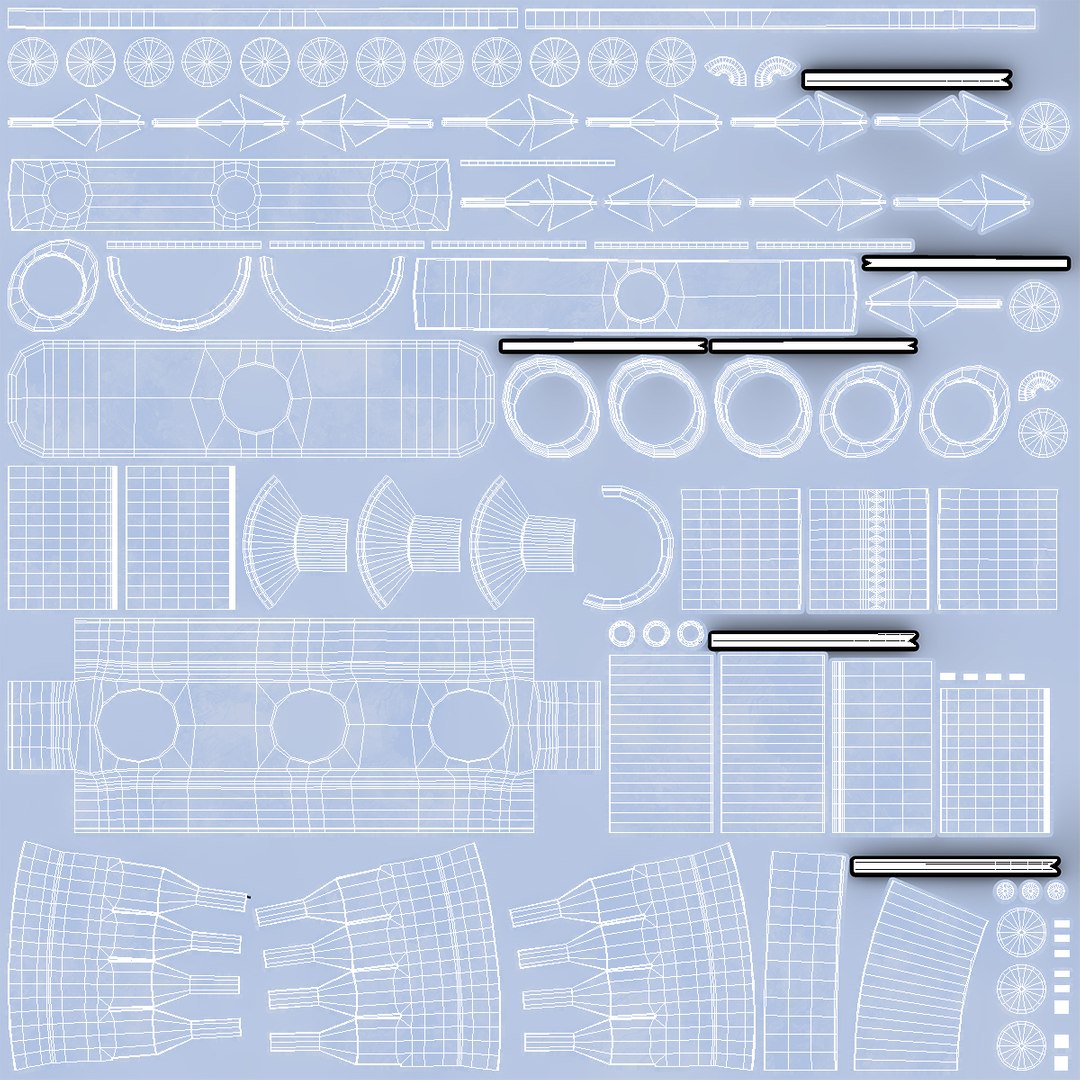 Multi Injector 3 Needles Straight Transparent Model - TurboSquid 2247462