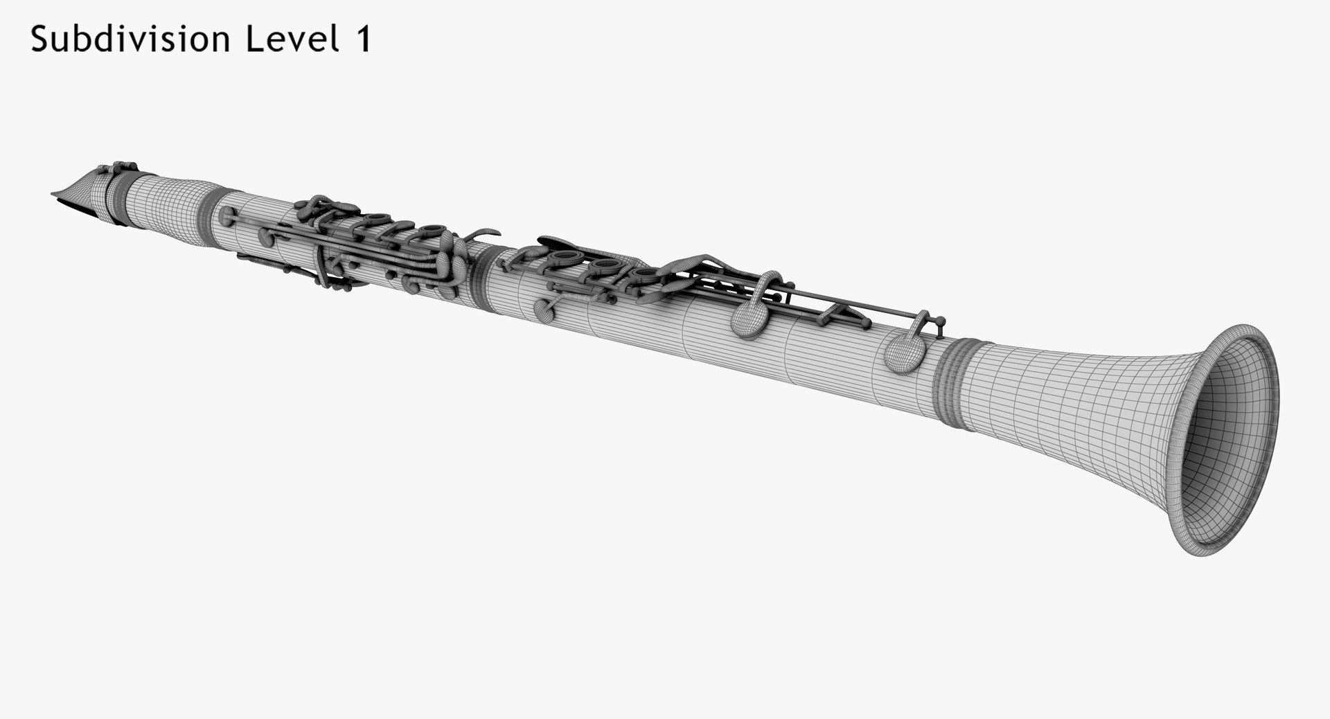 3D Clarinet - TurboSquid 2012370
