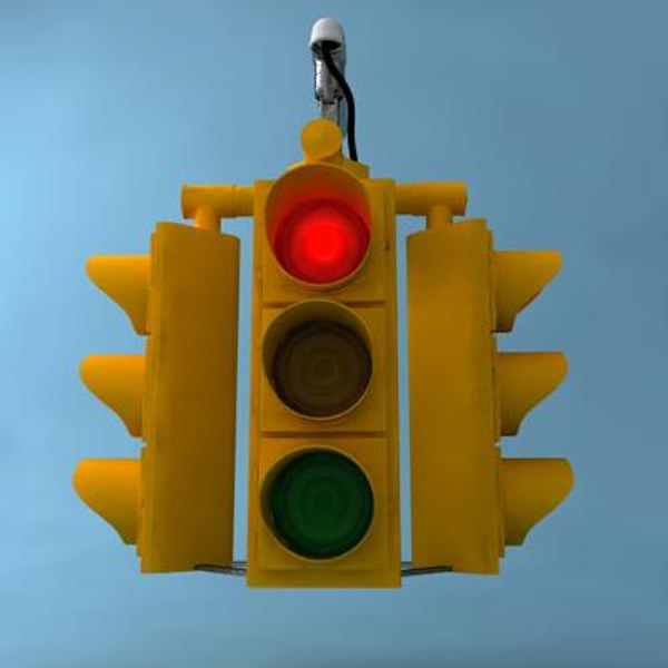traffic light 3d max