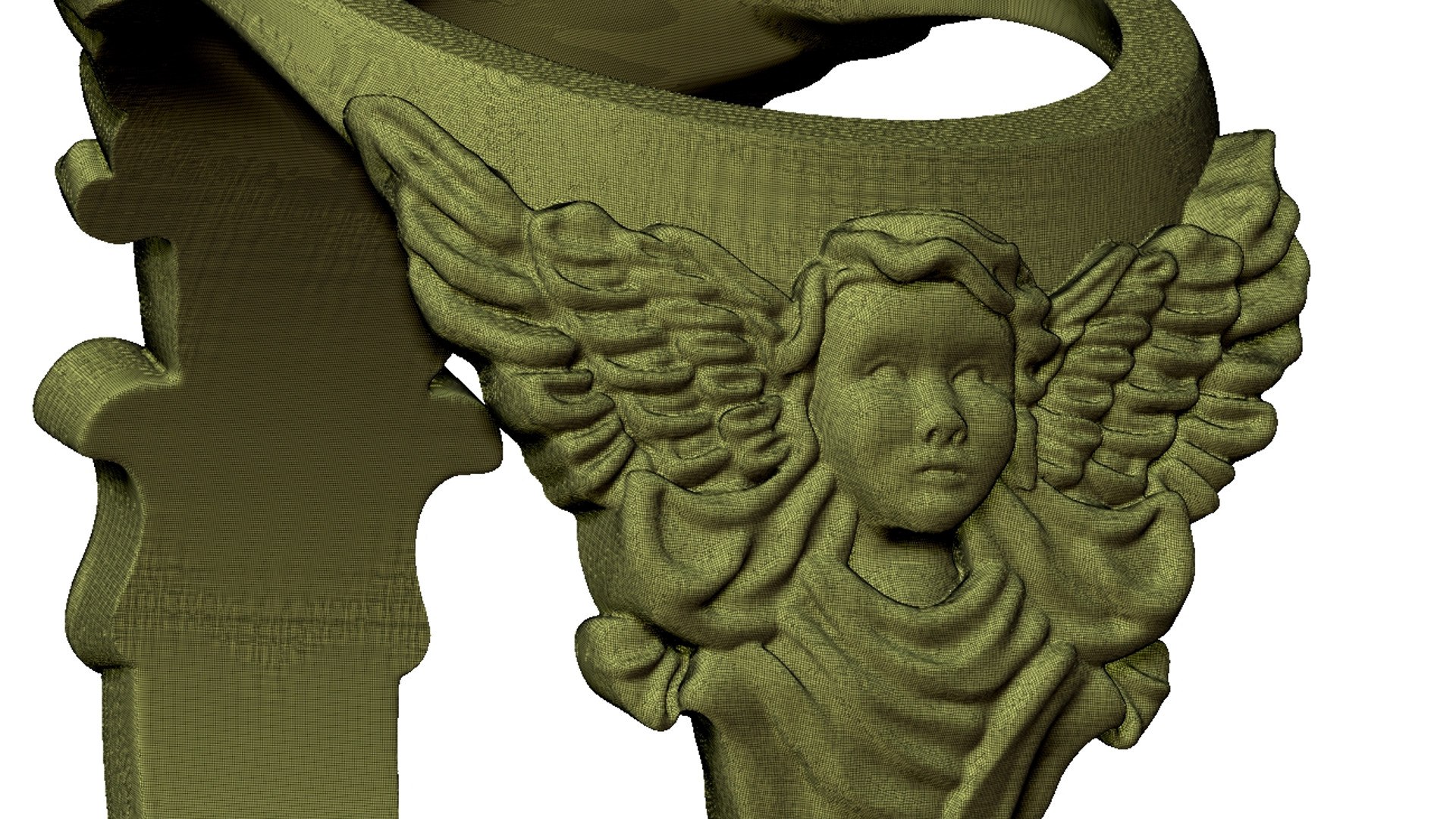3D ANGEL RING BASE - TurboSquid 2136901