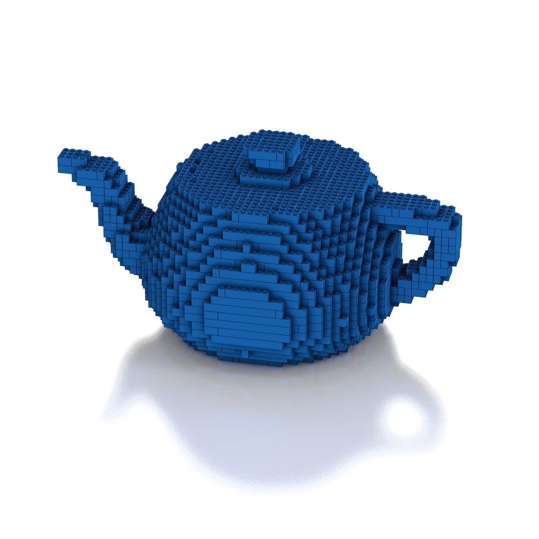 3D lego teapot model | 1146517 | TurboSquid