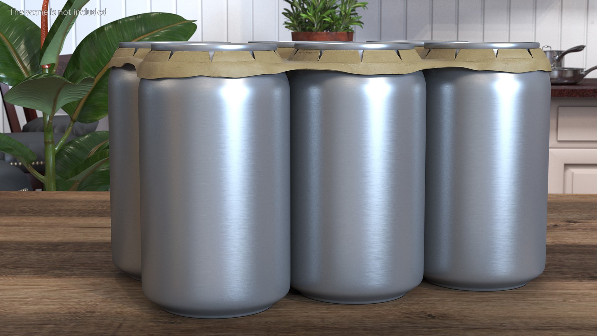 3D Can Collar Small Can Cardboard Holder 6 Pack - TurboSquid 2139735