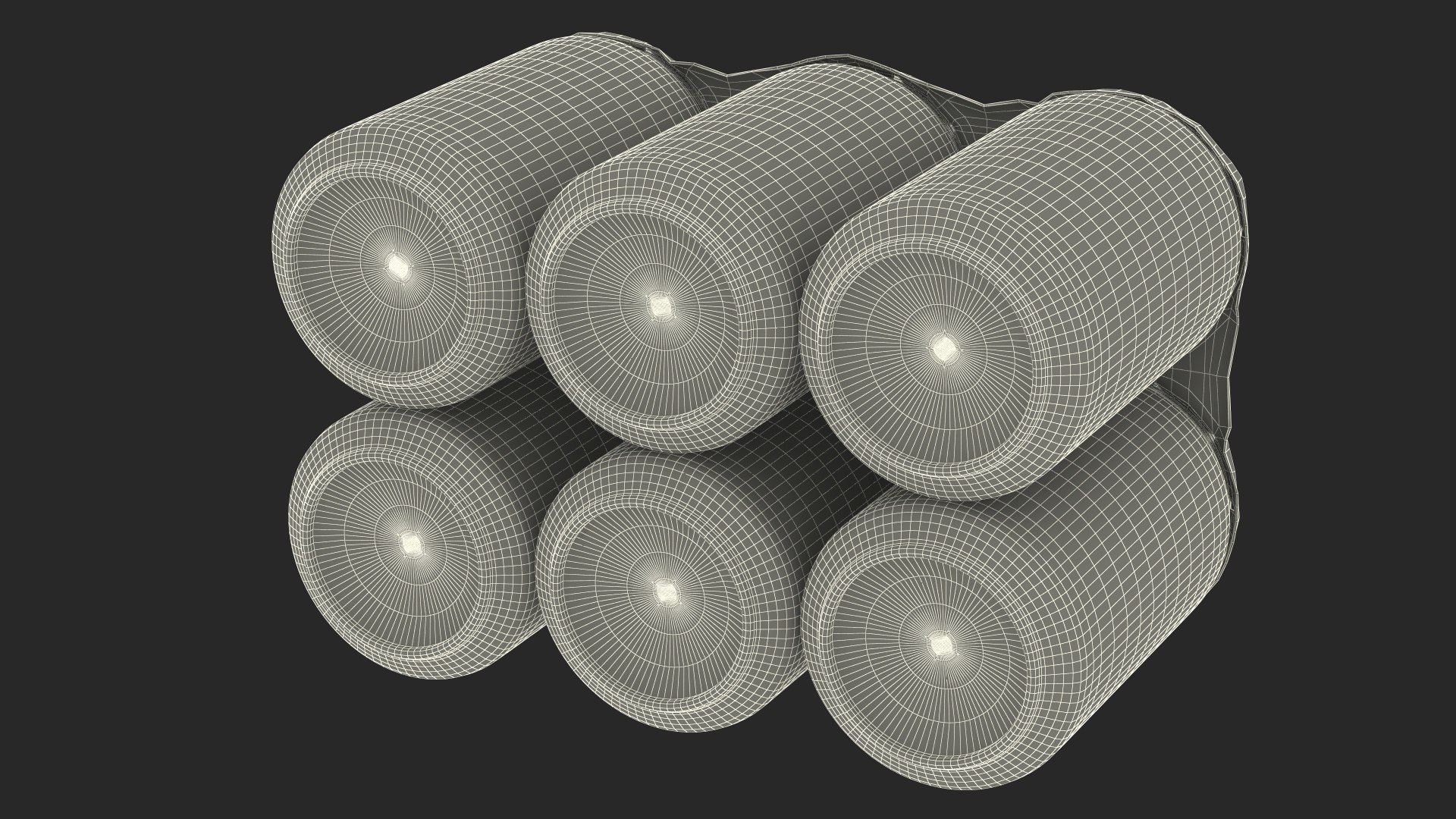 3D Can Collar Small Can Cardboard Holder 6 Pack - TurboSquid 2139735