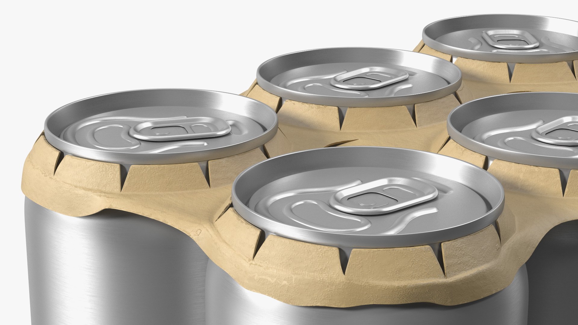 3D Can Collar Small Can Cardboard Holder 6 Pack - TurboSquid 2139735