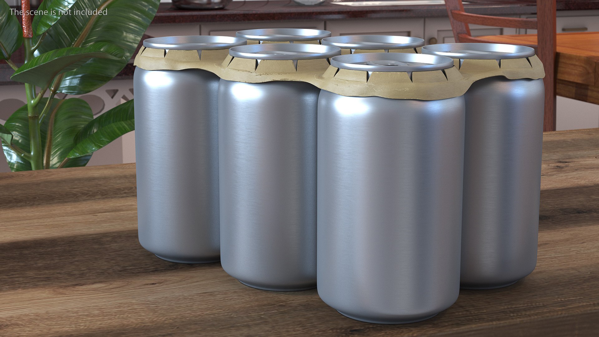 3D Can Collar Small Can Cardboard Holder 6 Pack - TurboSquid 2139735