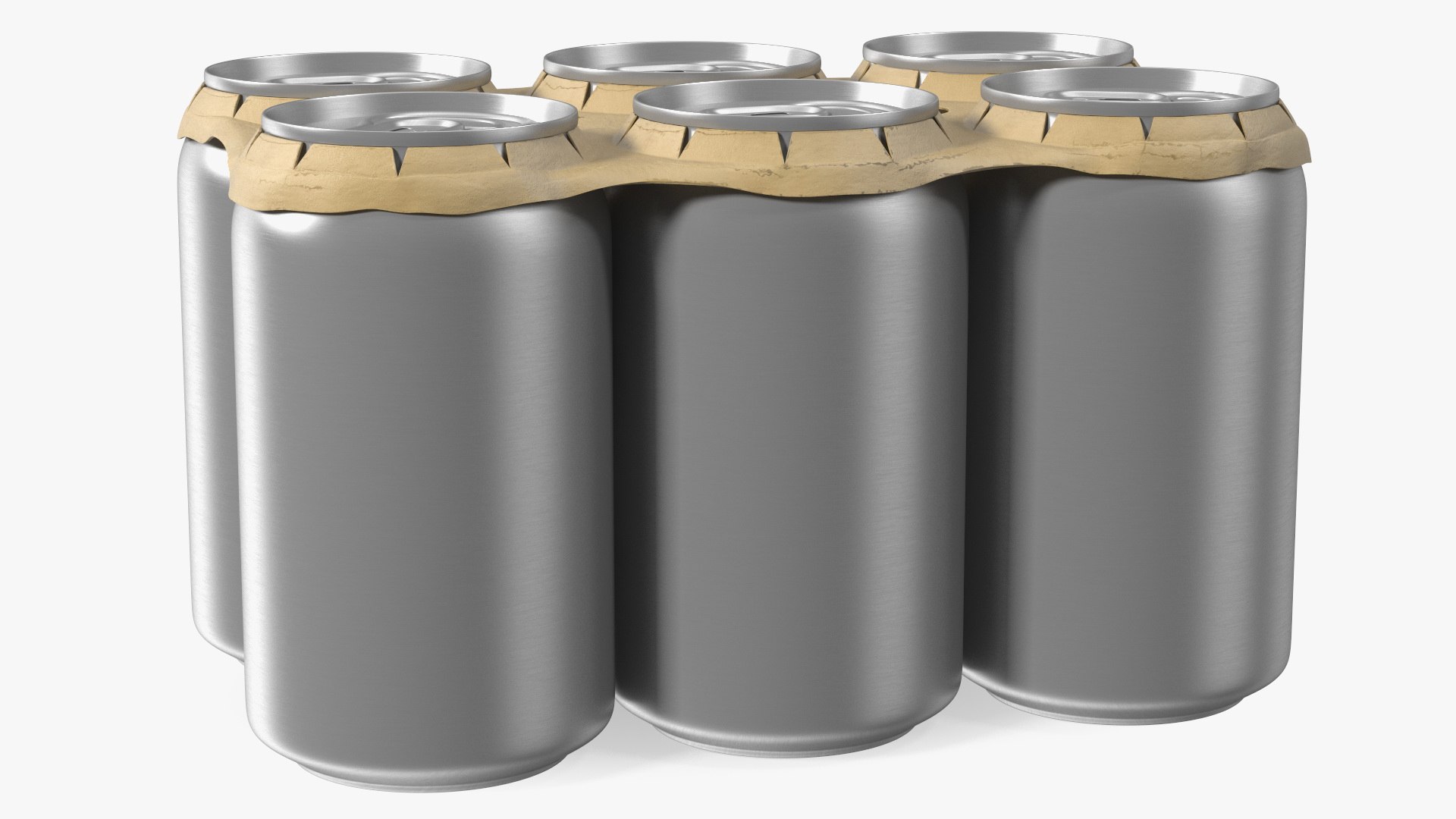 3D Can Collar Small Can Cardboard Holder 6 Pack - TurboSquid 2139735