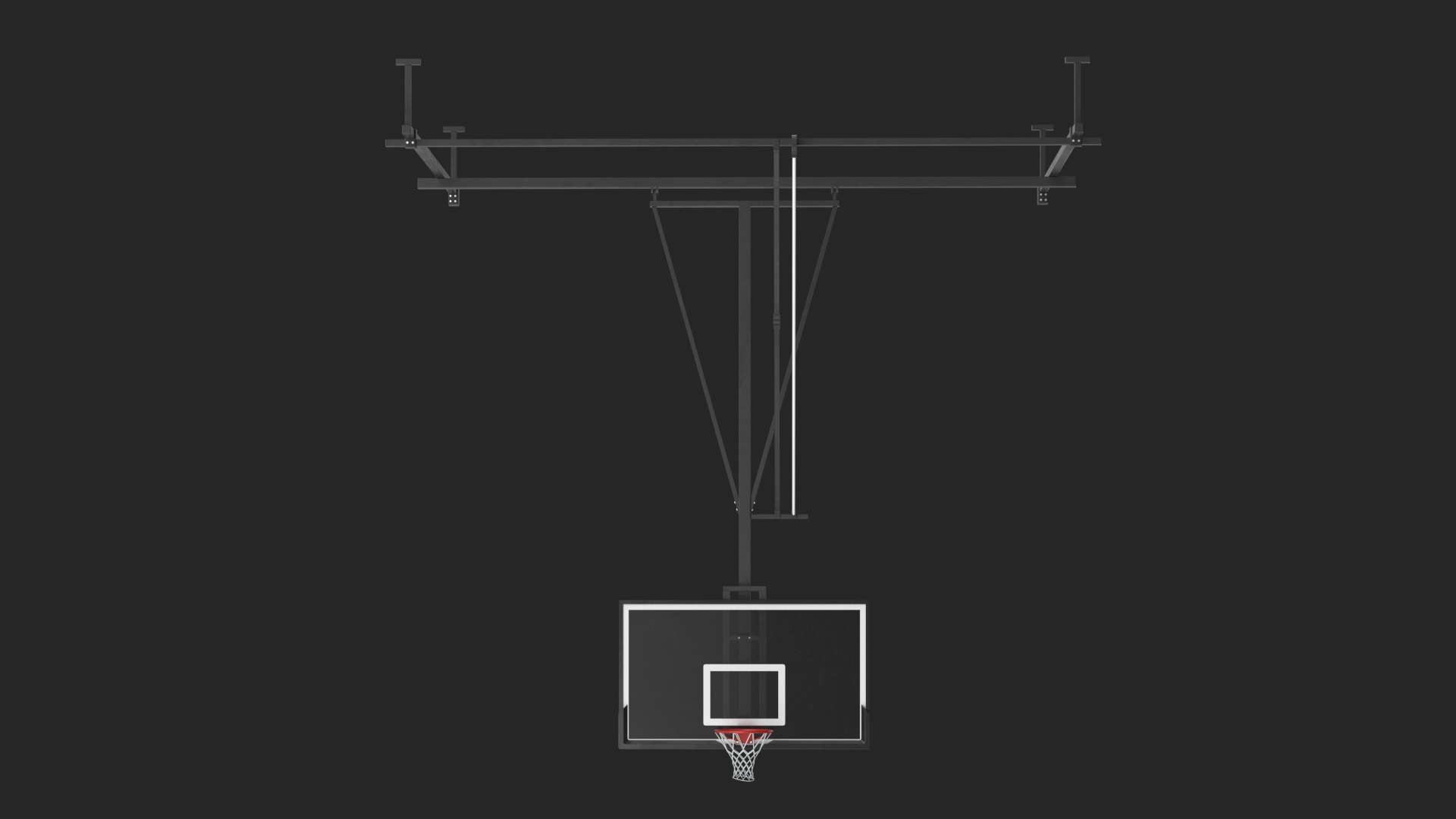 3D Realistic Basketball Hoop Ceiling Model - TurboSquid 1439801