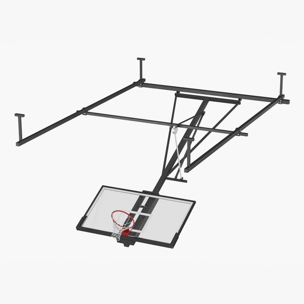Realistic basketball hoops ceiling 3D model - TurboSquid 1446131