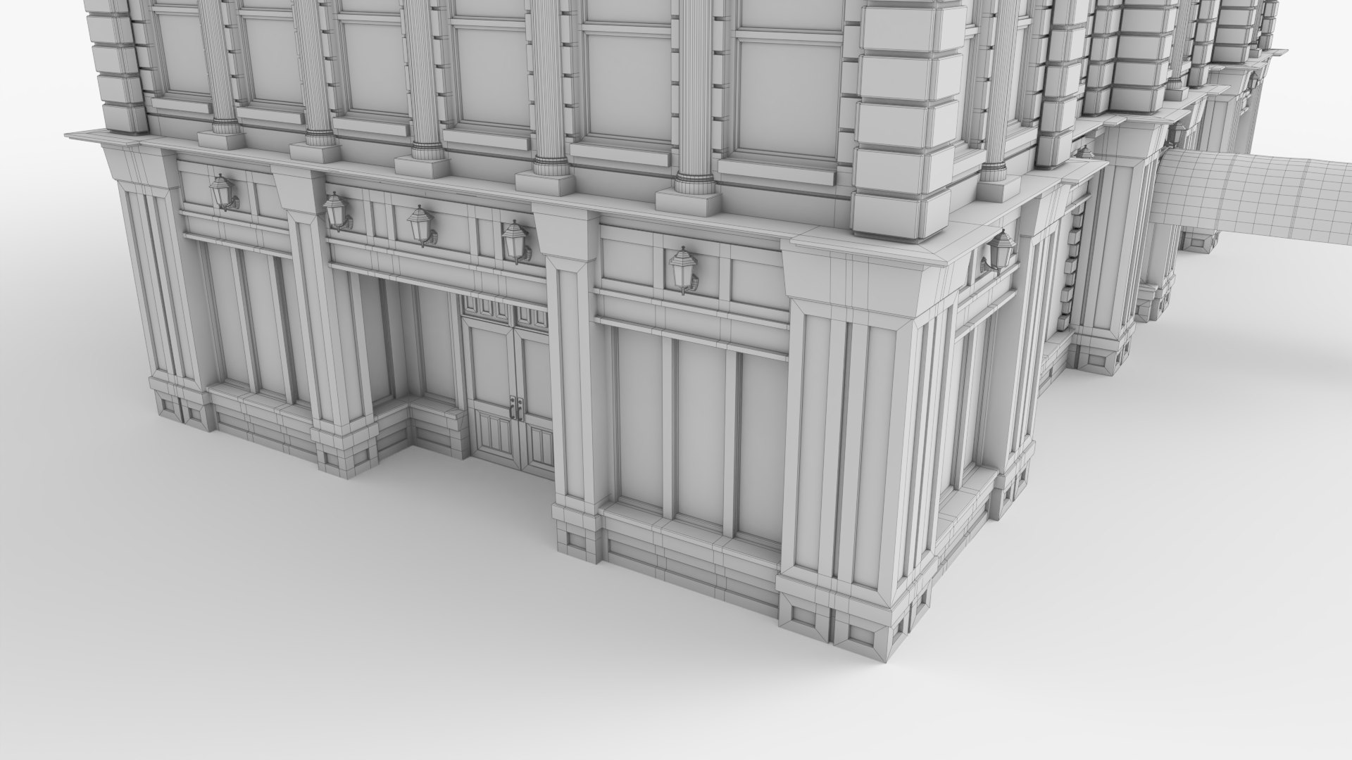 Low-Rise Building 3D Model - TurboSquid 1800317