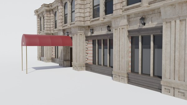 Low-Rise Building 3D model - TurboSquid 1800317