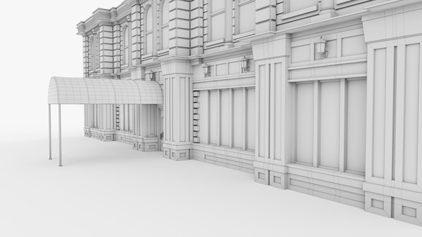 Low-Rise Building 3D model - TurboSquid 1800317