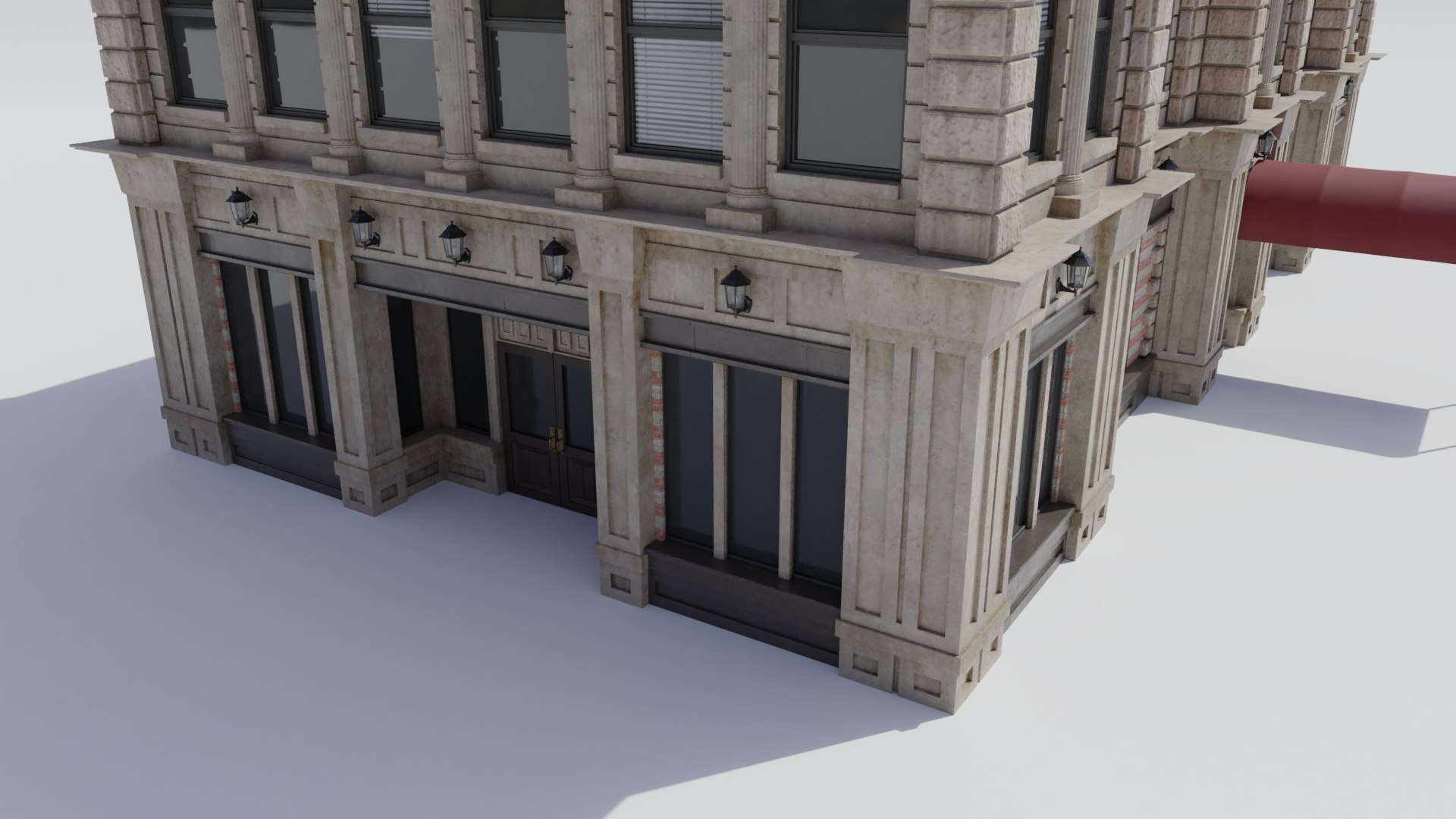 Low-Rise Building 3D Model - TurboSquid 1800317