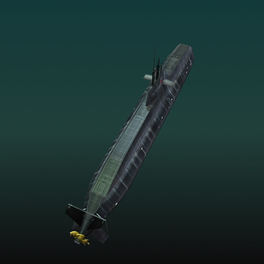 3d model type 212 submarine u-32