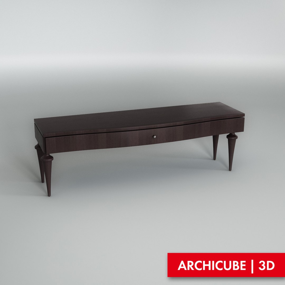 3d console table model