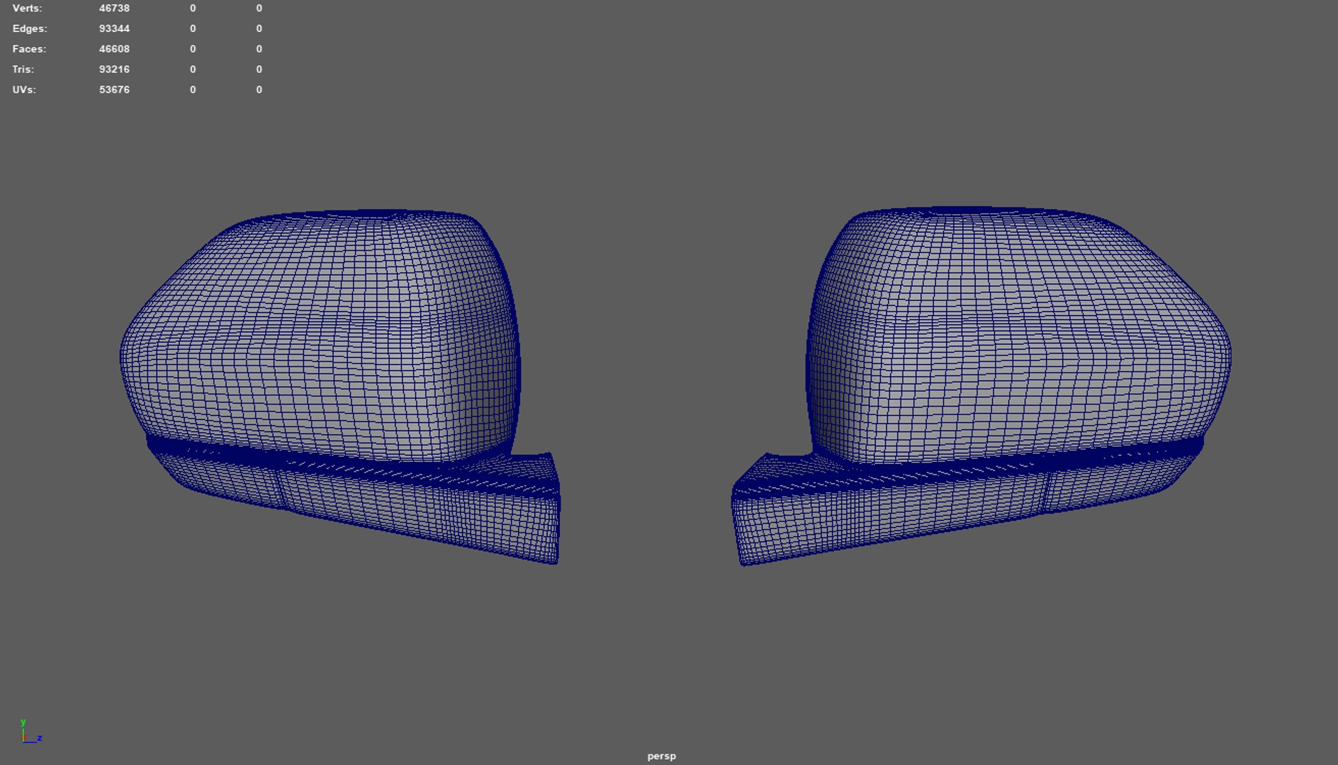 Car Mirror 07 3D Model - TurboSquid 1976152
