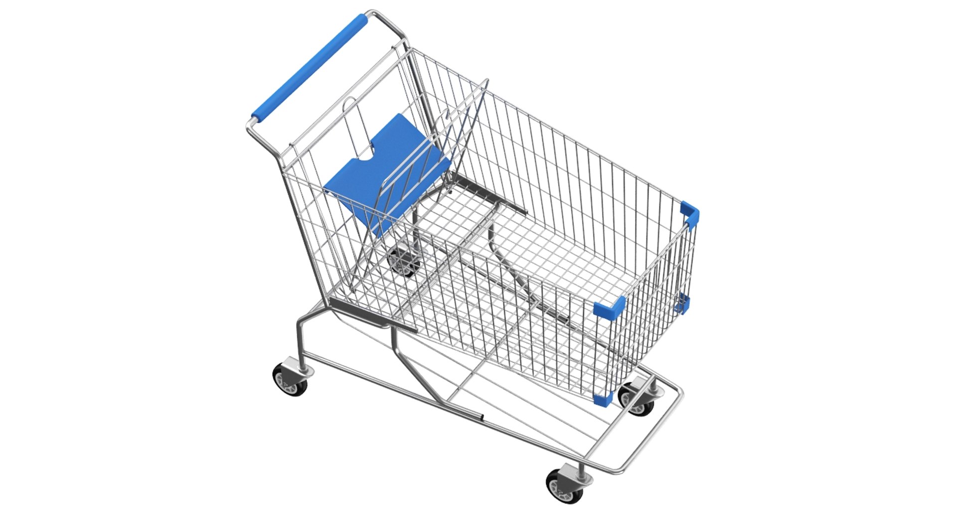 Real Shopping Cart 3D Model - TurboSquid 1391084