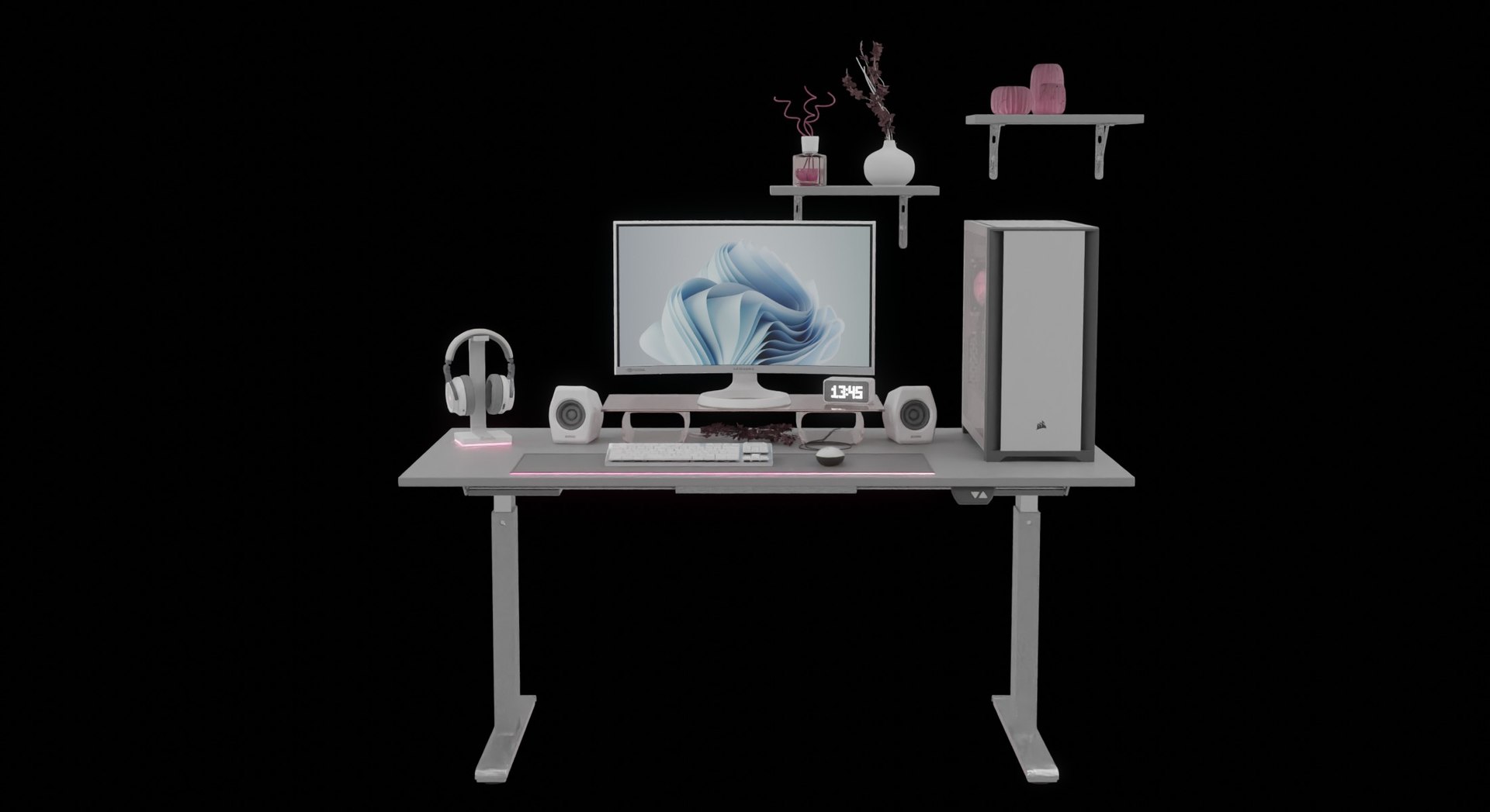 3D Gaming PC Table - TurboSquid 2238853