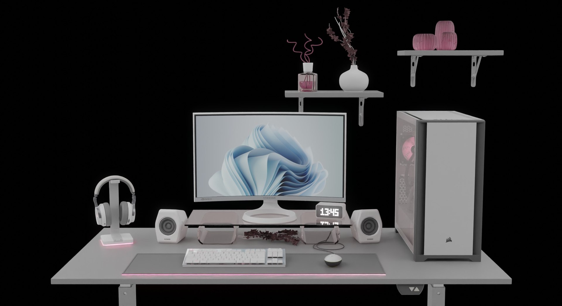 3D Gaming PC Table - TurboSquid 2238853