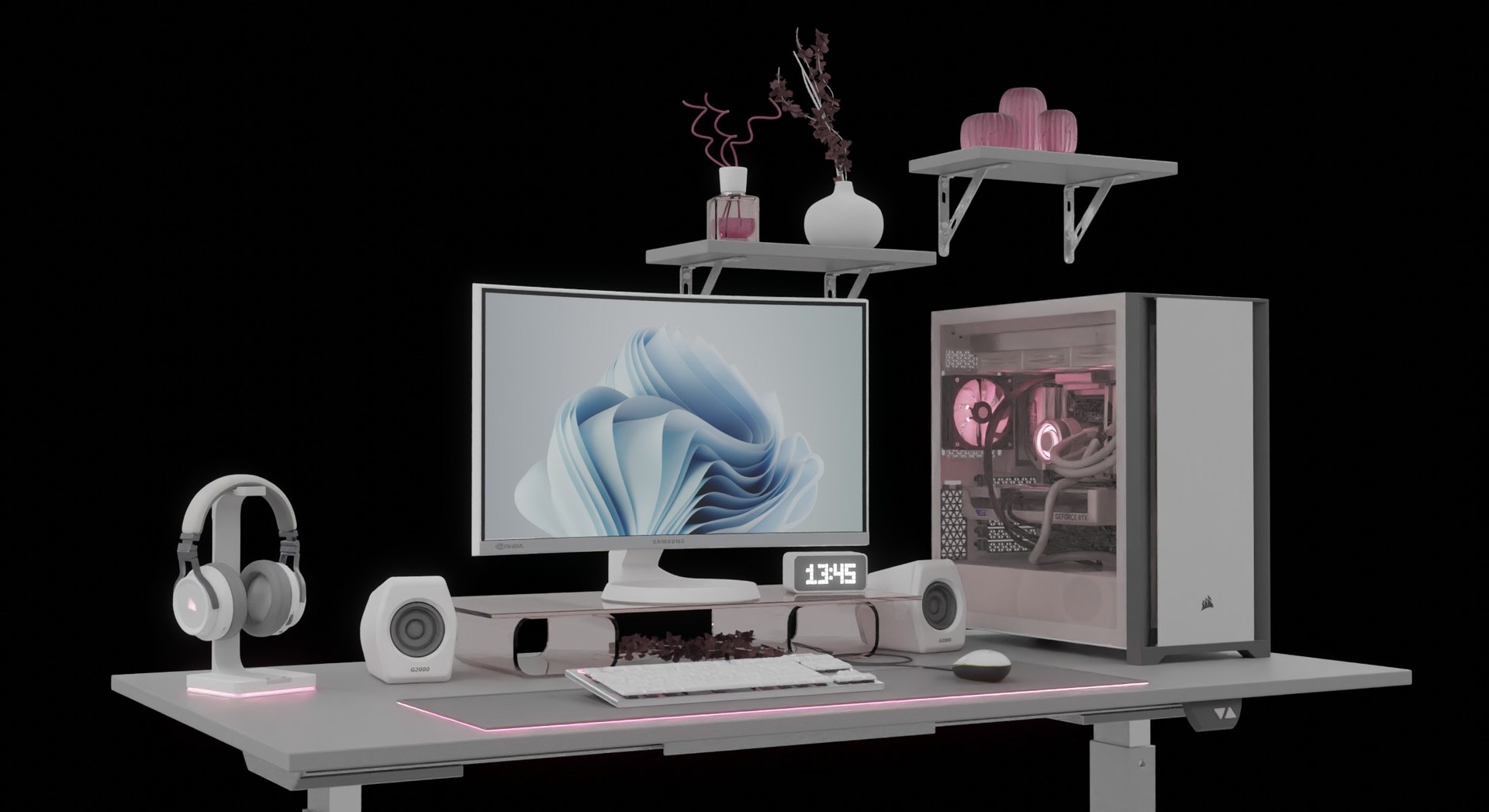 3D Gaming PC Table - TurboSquid 2238853