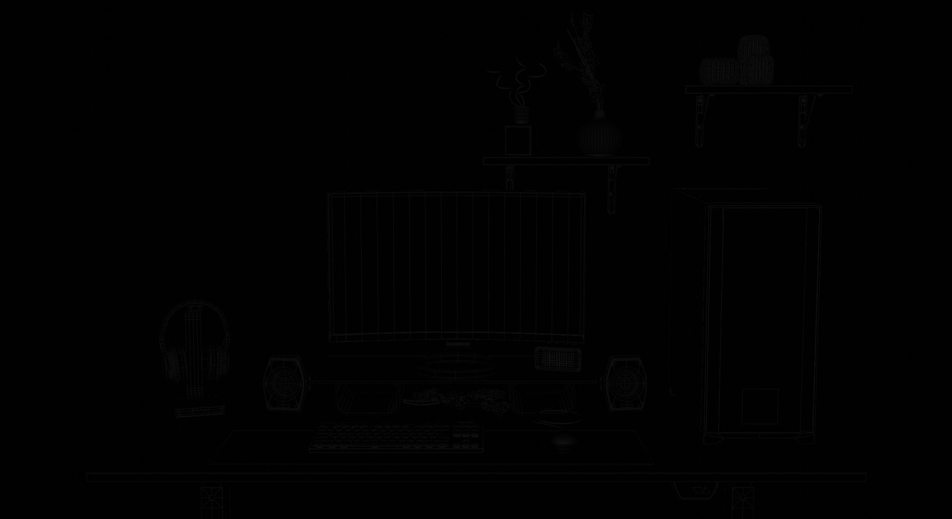 3D Gaming PC Table - TurboSquid 2238853