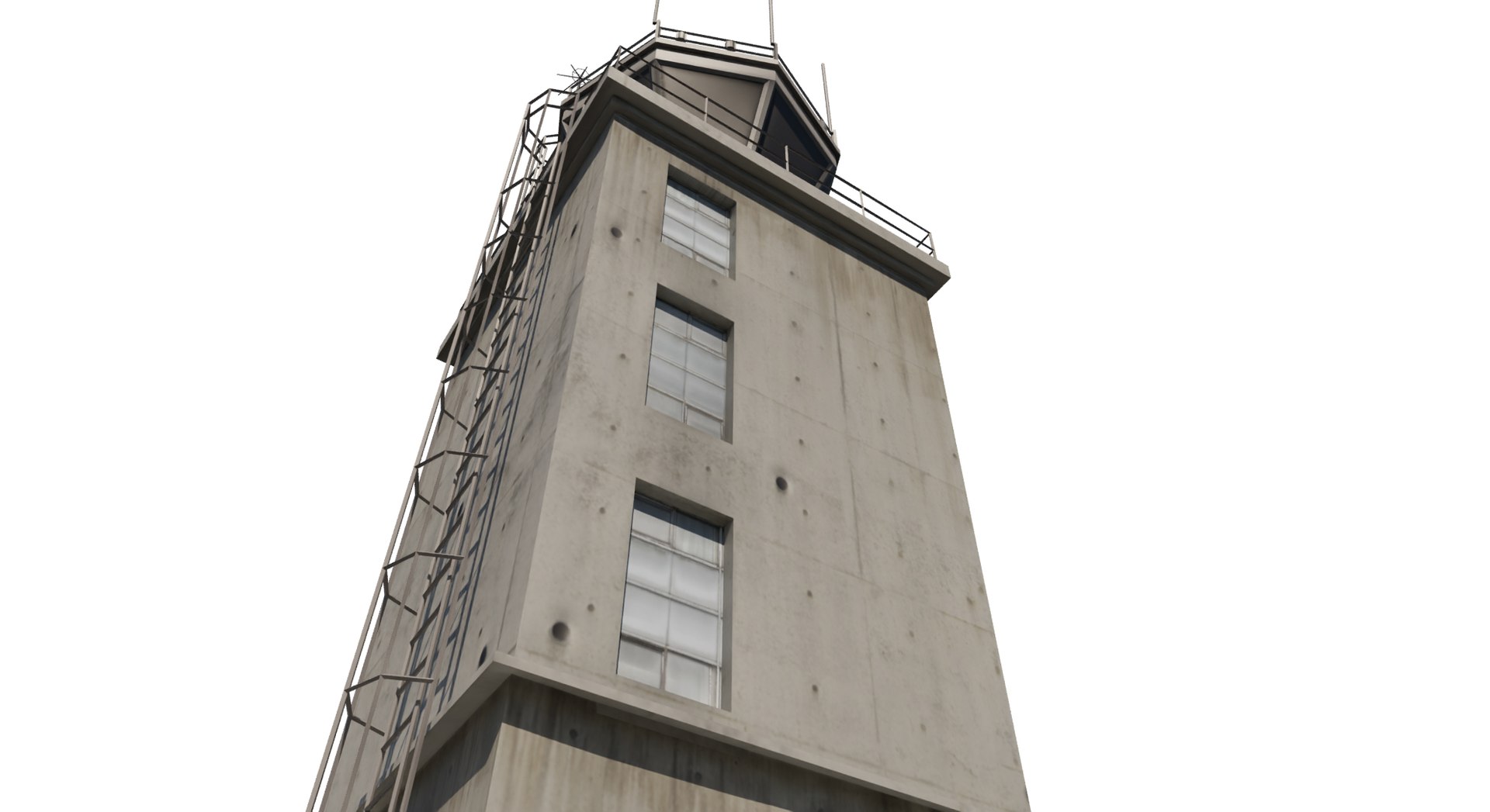 3D Airport Atc Tower - TurboSquid 1687582