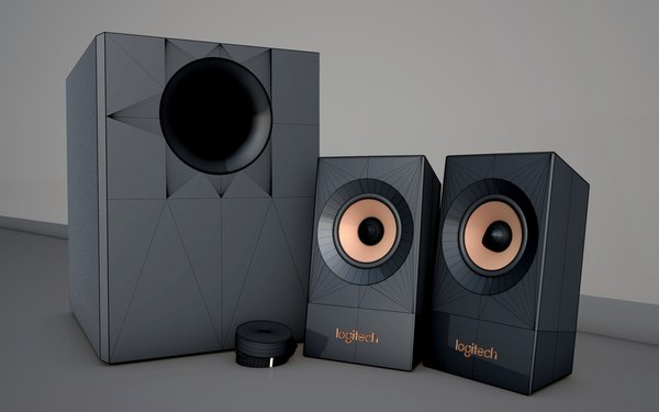 Logitech z533 3D model - TurboSquid 1675509