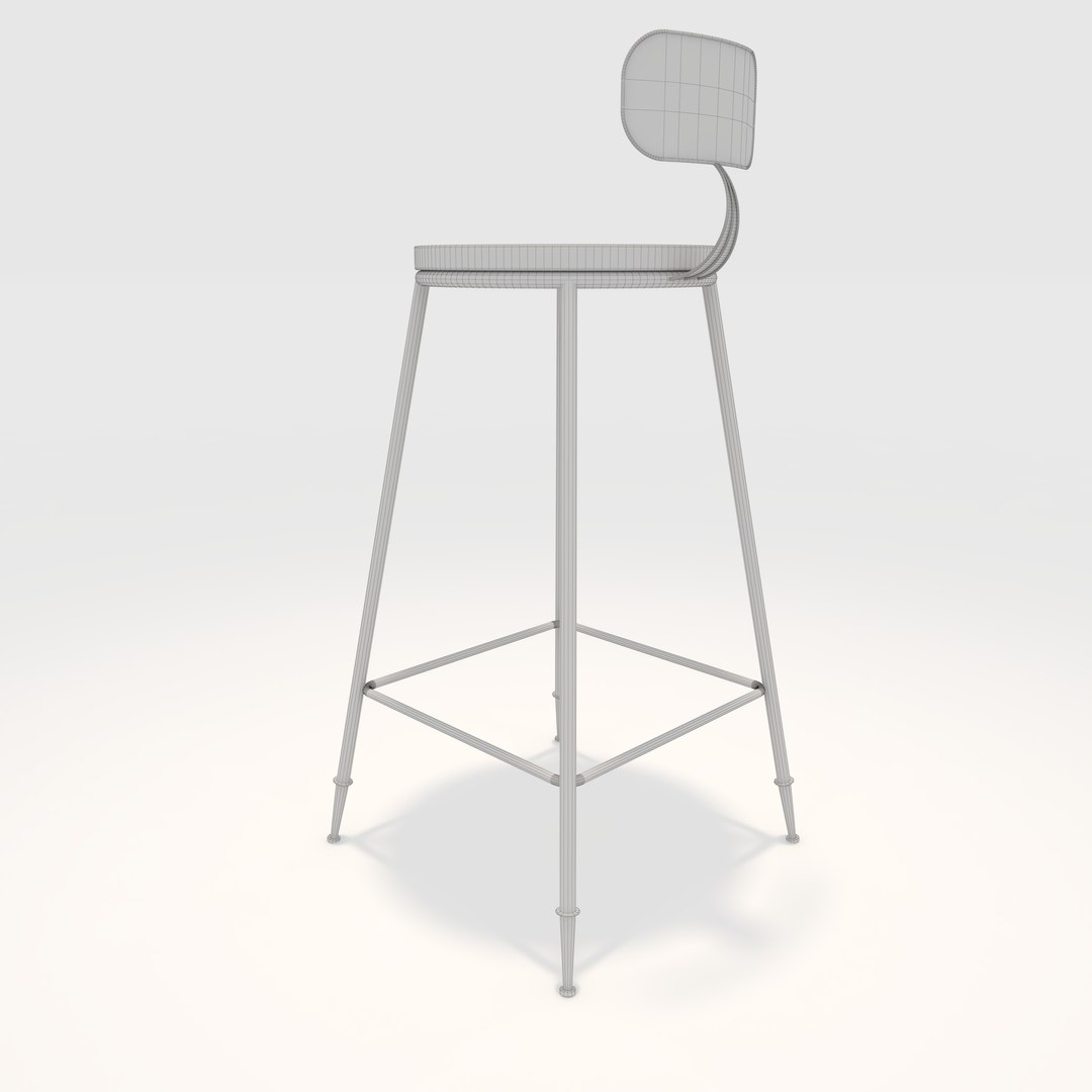 3D Bar Stool 1 Model - TurboSquid 2297652