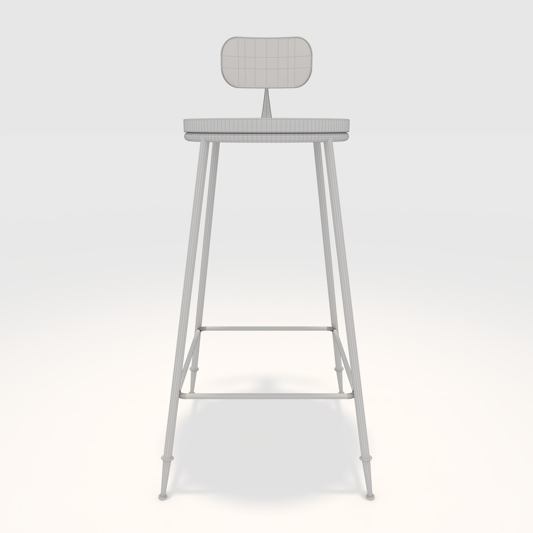 3D Bar Stool 1 Model - TurboSquid 2297652