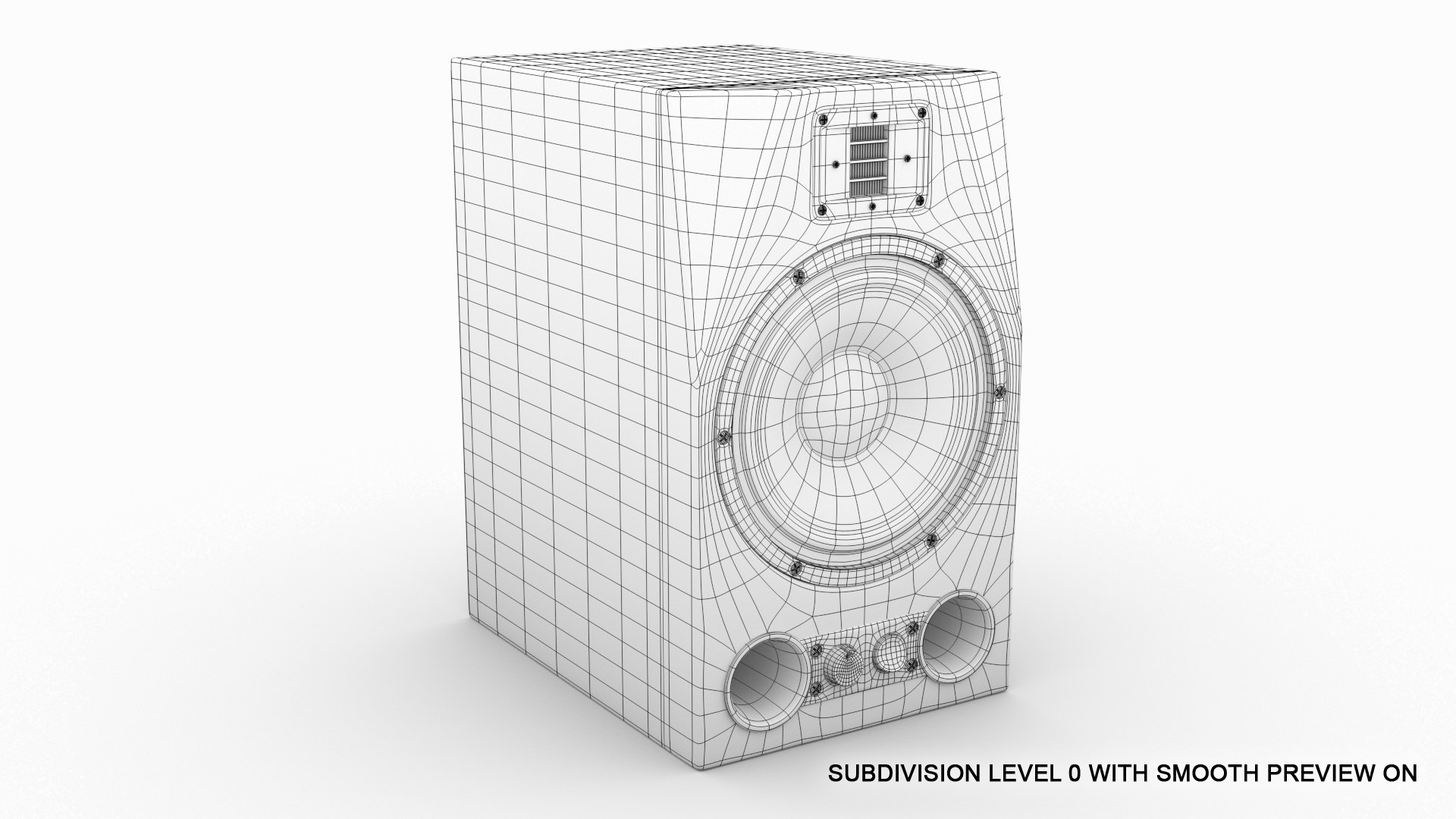 3D Powered Monitor Model - TurboSquid 1436250