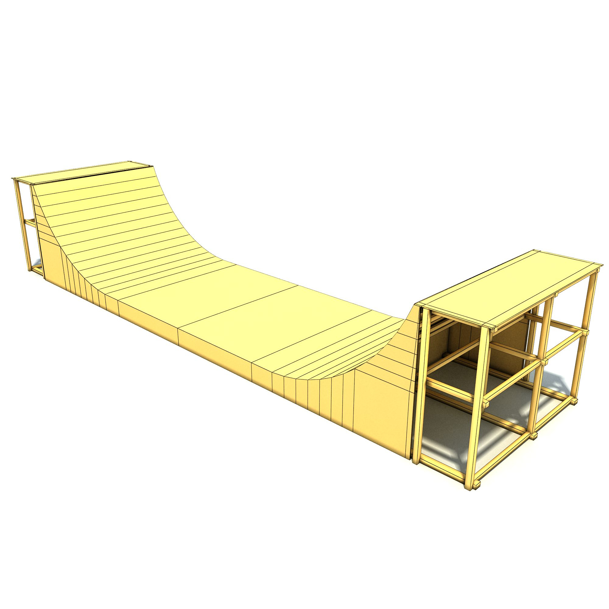 skate park pack pbr 3d model