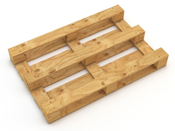 3d model of pallet industrial modelled