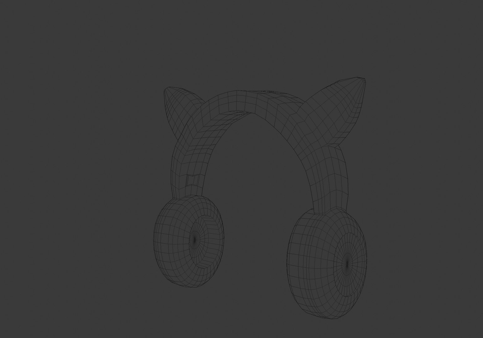 3D Female Cartoon Headphones - TurboSquid 1912868