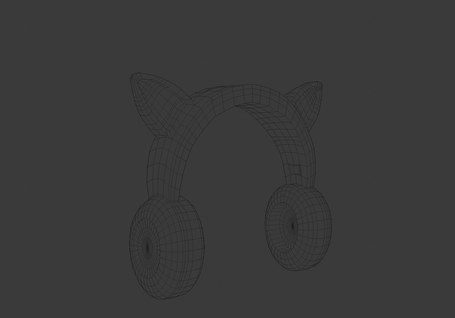 3D Female Cartoon Headphones - TurboSquid 1912868