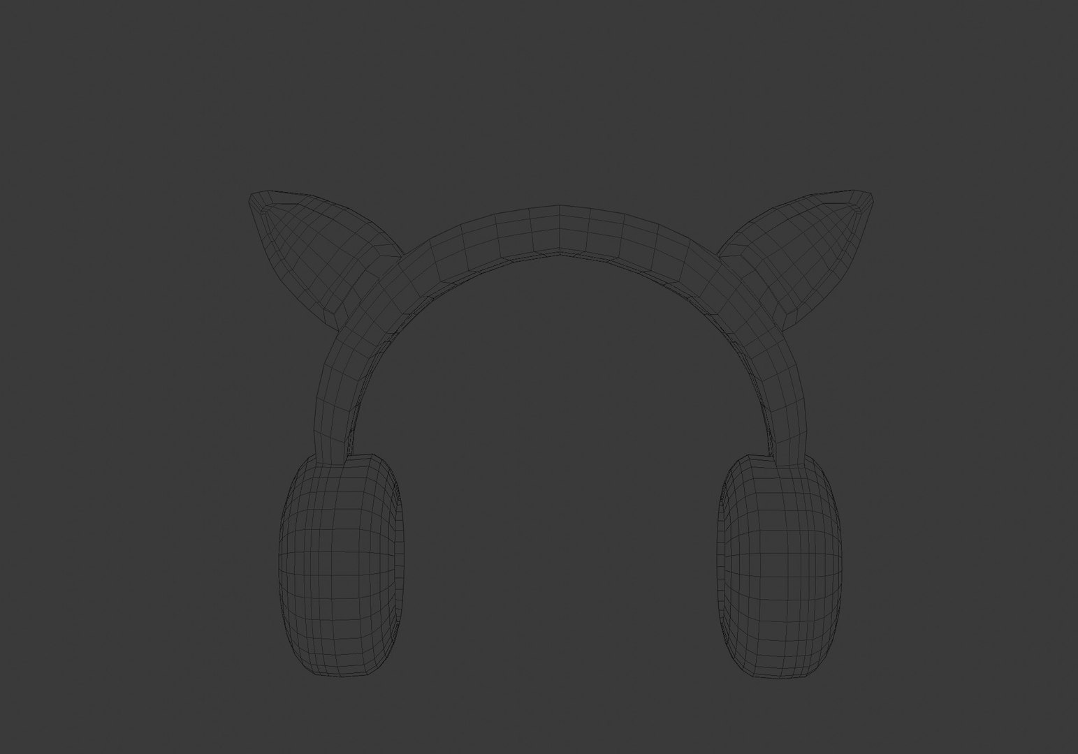 3D Female Cartoon Headphones - TurboSquid 1912868