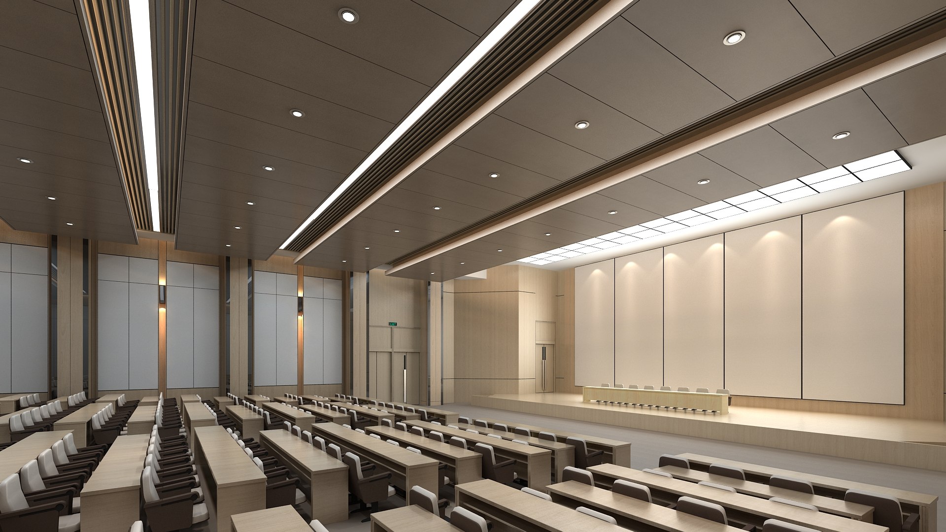 Lecture Hall 04 3D Model - TurboSquid 2106528