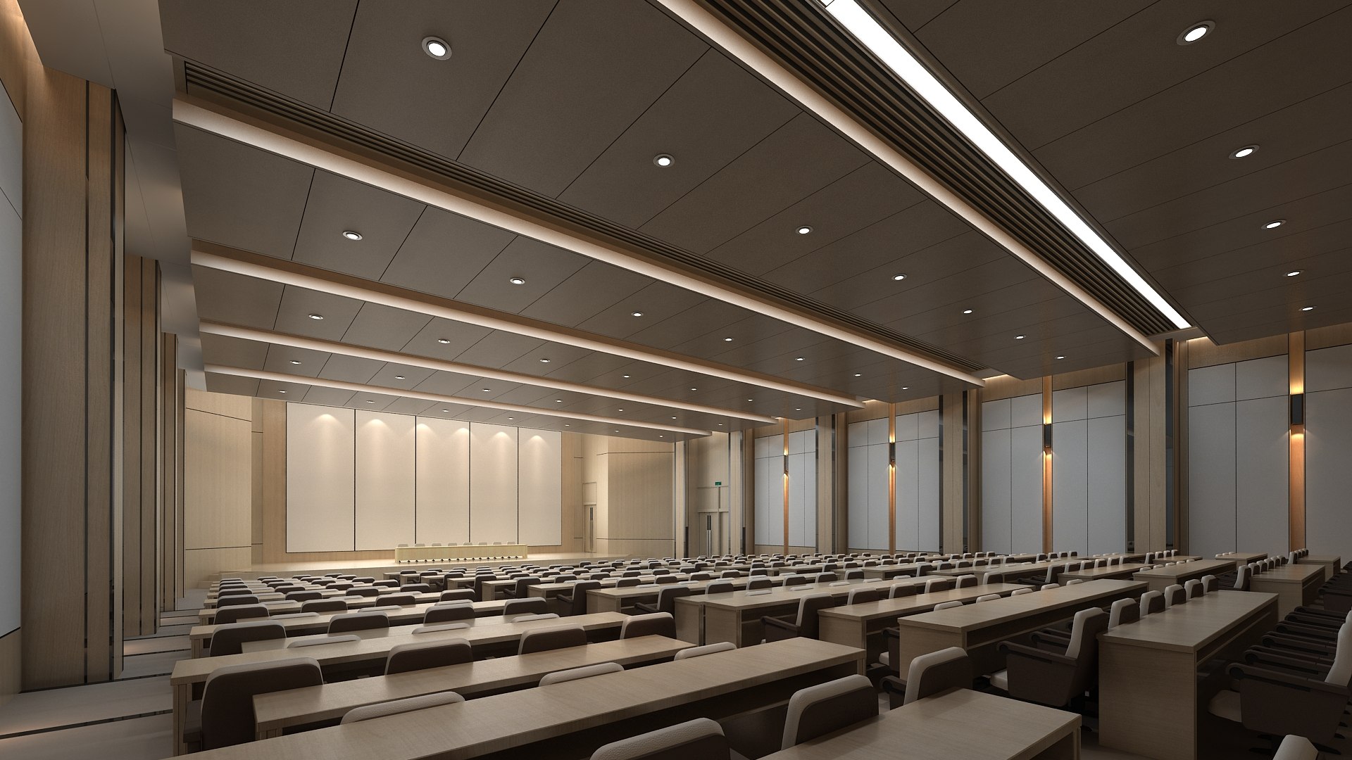 Lecture Hall 04 3D Model - TurboSquid 2106528