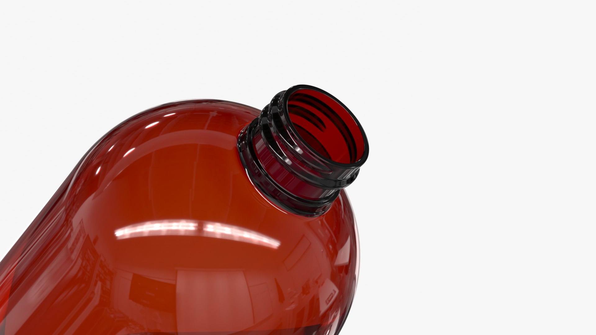 3D Plastic Cosmo Round Disc Top Bottle 32oz-A Model - TurboSquid 2476439