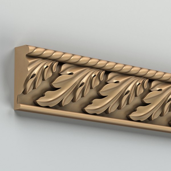 decorative molding 3d max