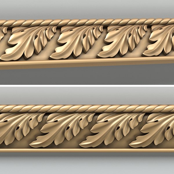 decorative molding 3d max