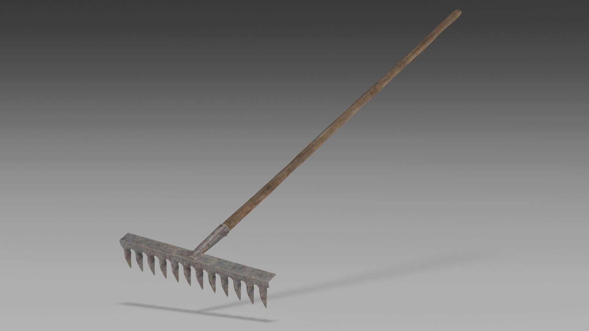 Old Rake 3D Model - TurboSquid 1935224