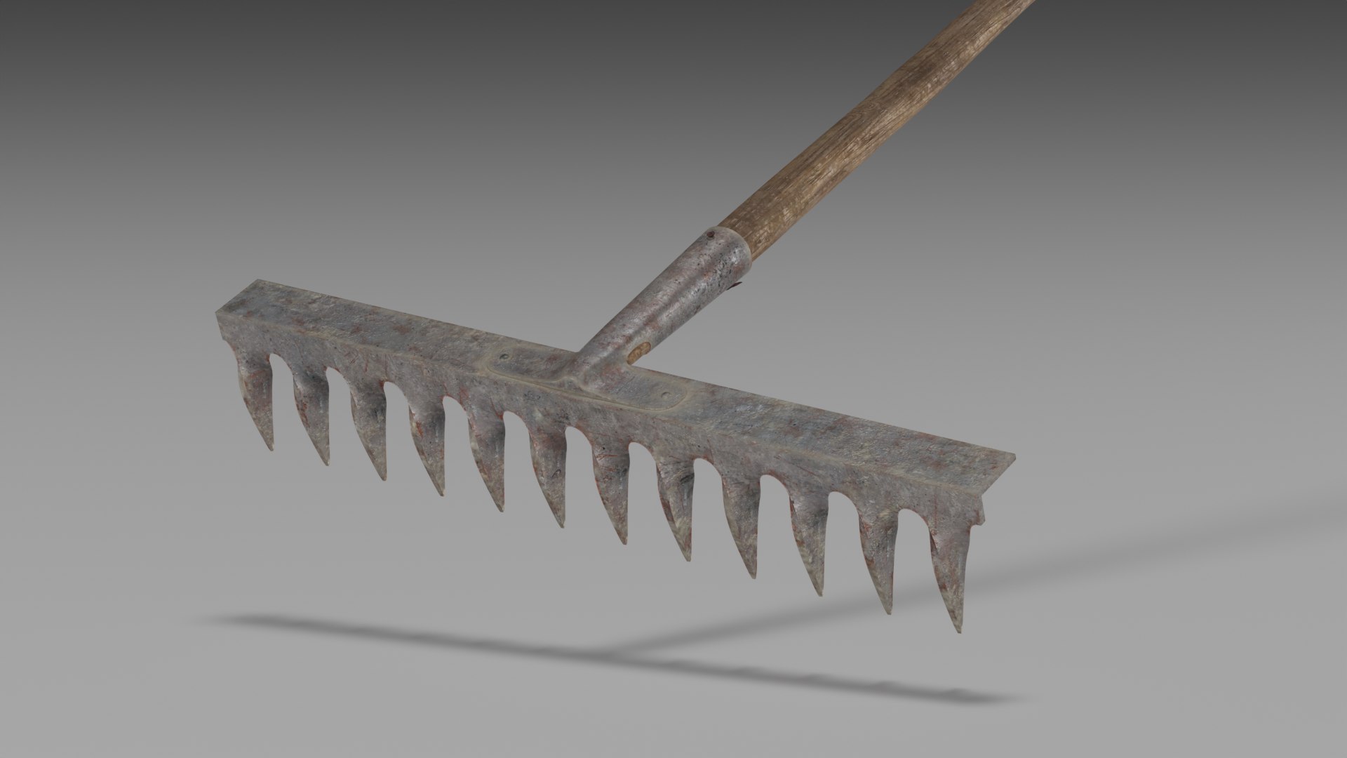 Old Rake 3D Model - TurboSquid 1935224